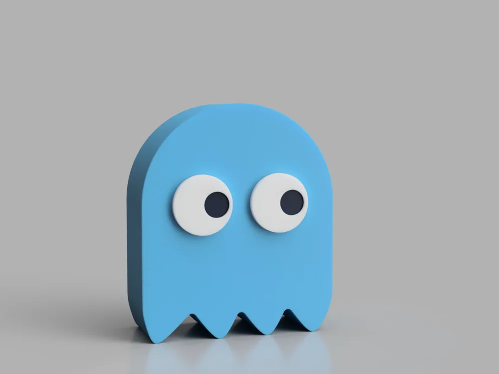 Pac-Man Ghost - Free 3D Print Model - MakerWorld