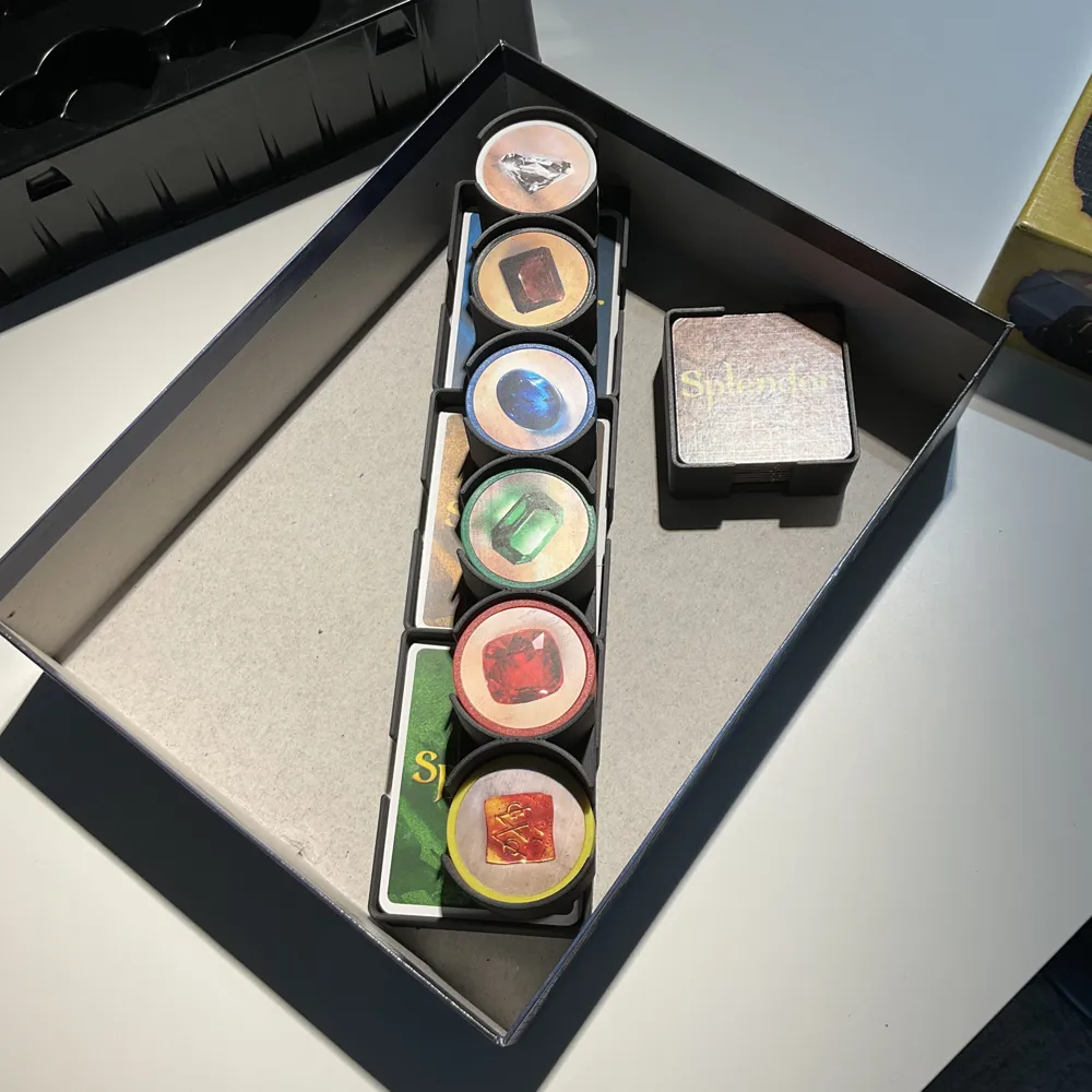 Splendor Board Game Chip and Card Holders by GekoPrime - MakerWorld