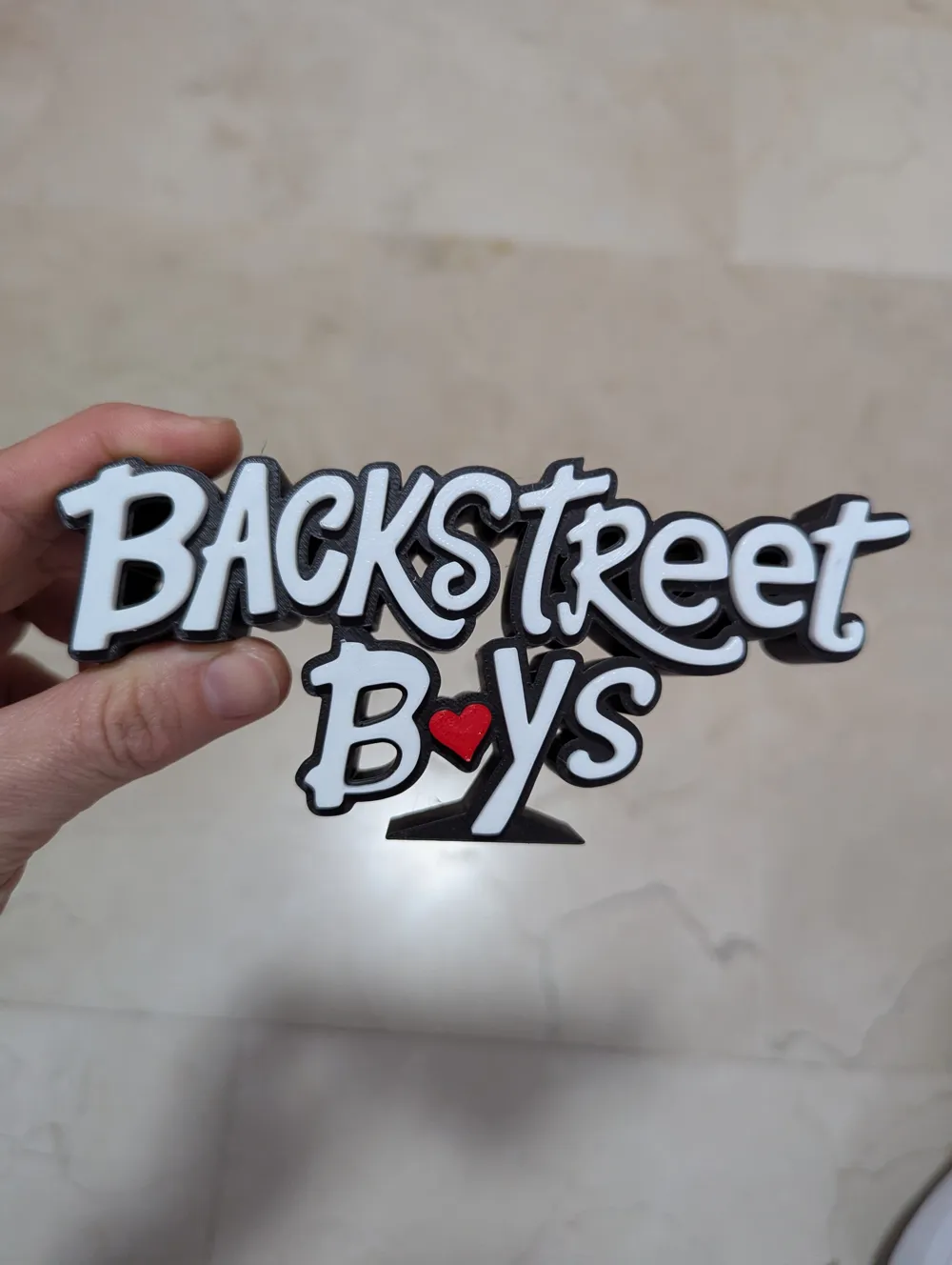 Backstreet Boys Logo / Sign (wall too) NO AMS/AMS by Jotasct MakerWorld ...
