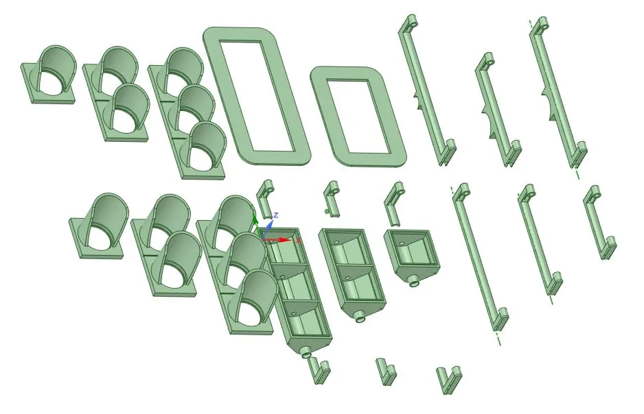 modular traffic light kit 1:14 - Free 3D Print Model - MakerWorld