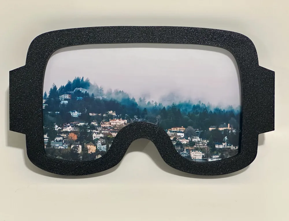 Ski Goggles Picture Frame (5"x7") by layrgoods - MakerWorld