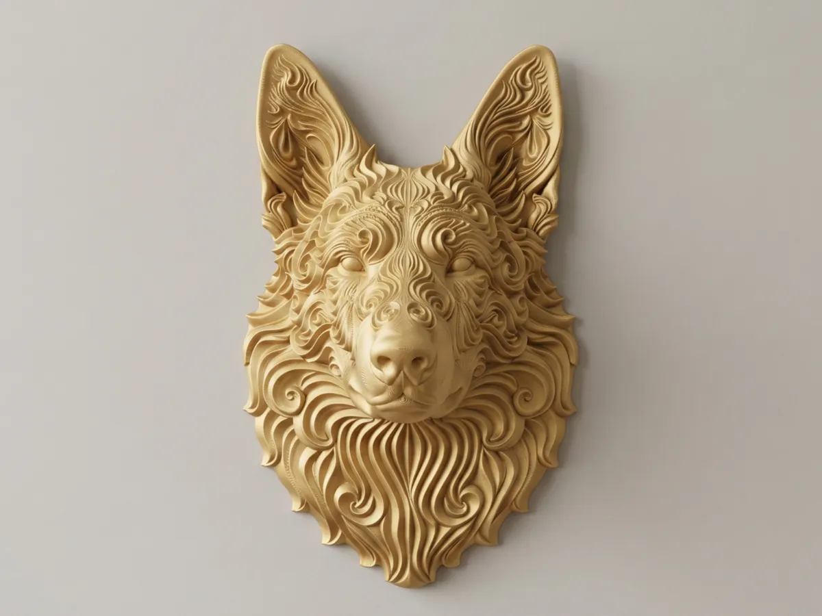 Berger allemand - Art mural - Modèle d'Impression 3D Gratuit - MakerWorld
