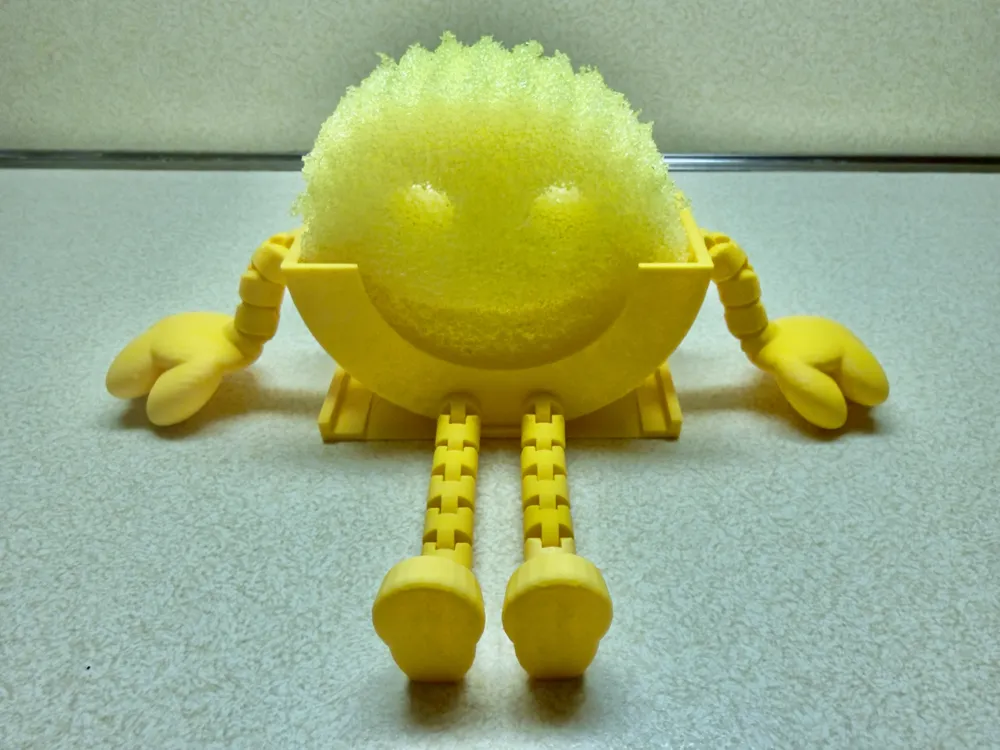 Scrub Daddy/Mommy Sponge Holder - Free 3D Print Model - MakerWorld