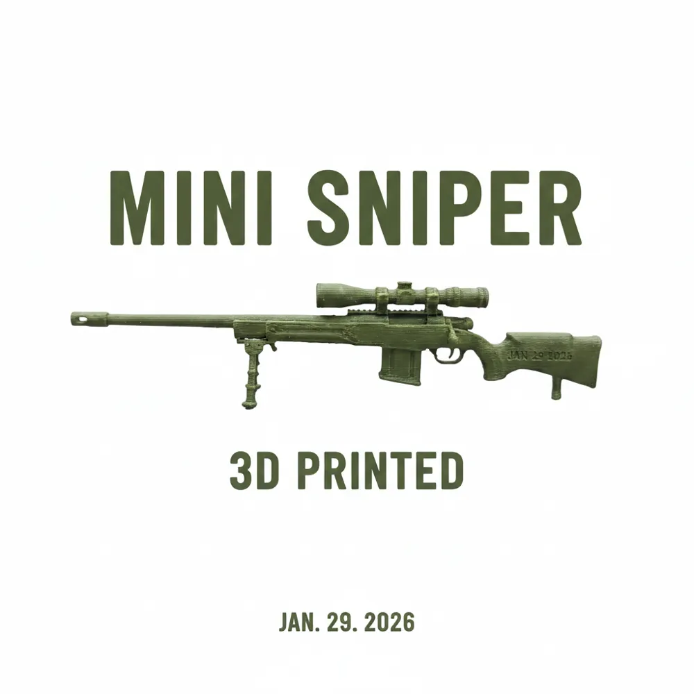 Mini Sniper - Free 3D Print Model - MakerWorld