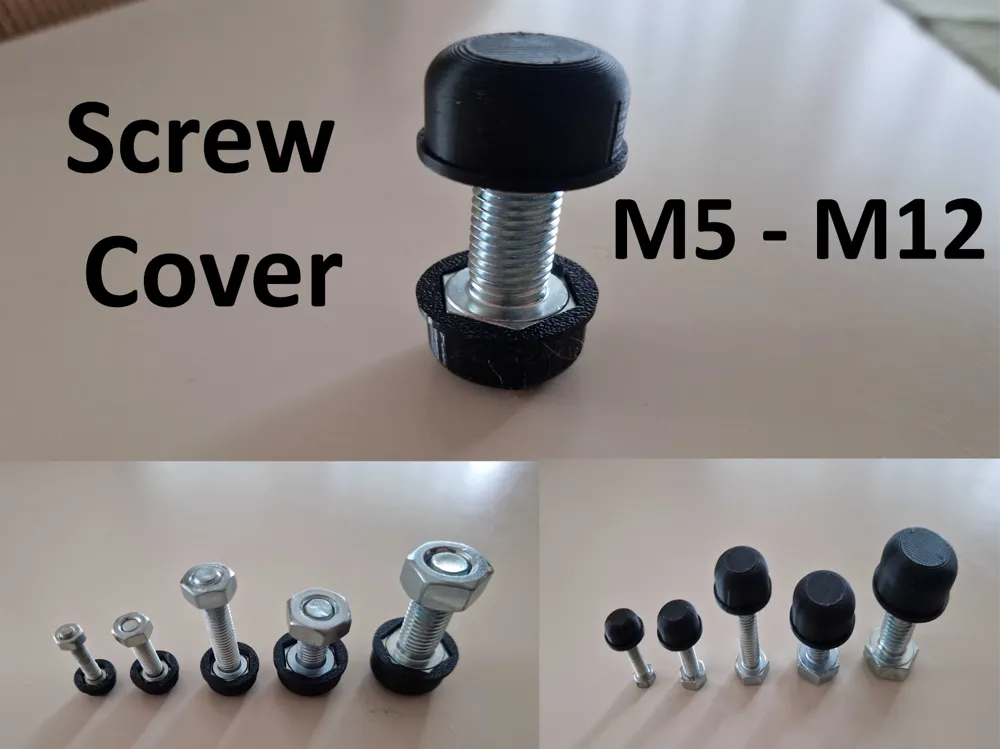 Screw Cover M5 - M12 by Nasgul86 MakerWorld: Download Free 3D Models