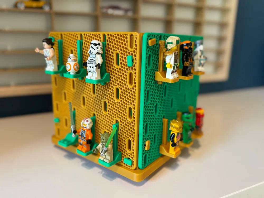 Rotatable Desktop Skadis Cube - A1 Mini Friendly by zomb MakerWorld ...