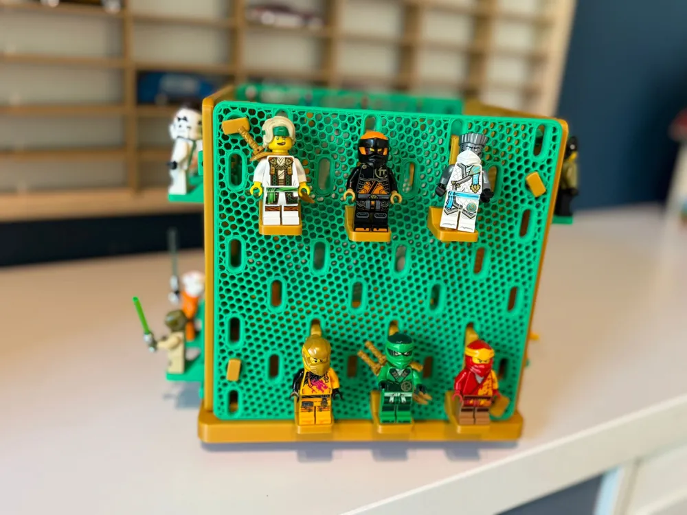 可旋转桌面Skadis方块 - 兼容A1 mini 来自 zomb MakerWorld：免费下载 3D 模型