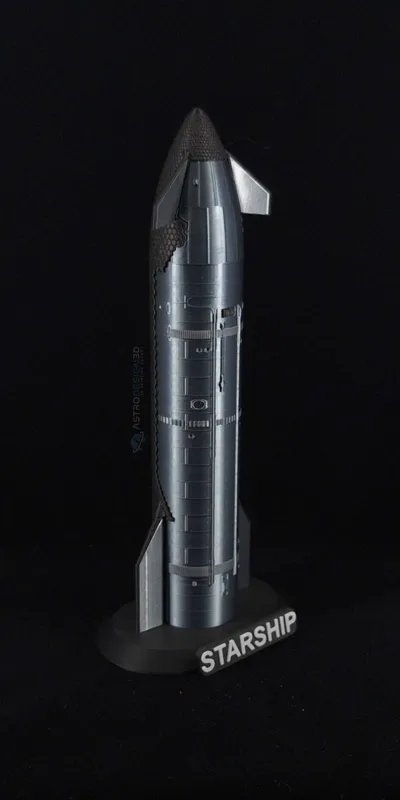 STARSHIP V2 by Kmobrain MakerWorld: Download Free 3D Models