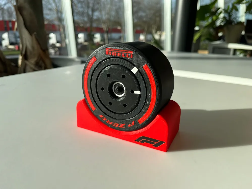 Formula 1 F1 Wheel Clock by VarthDader MakerWorld: Download Free 3D Models