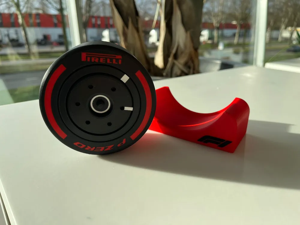 Formula 1 F1 Wheel Clock - Free 3D Print Model - MakerWorld