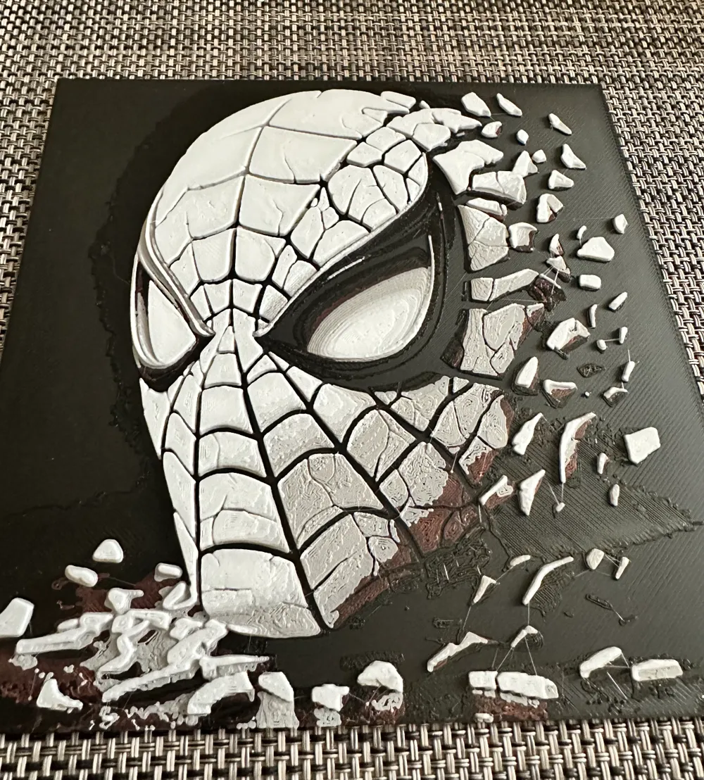 Spiderman art 2. (HueForge) by Lov3d - MakerWorld