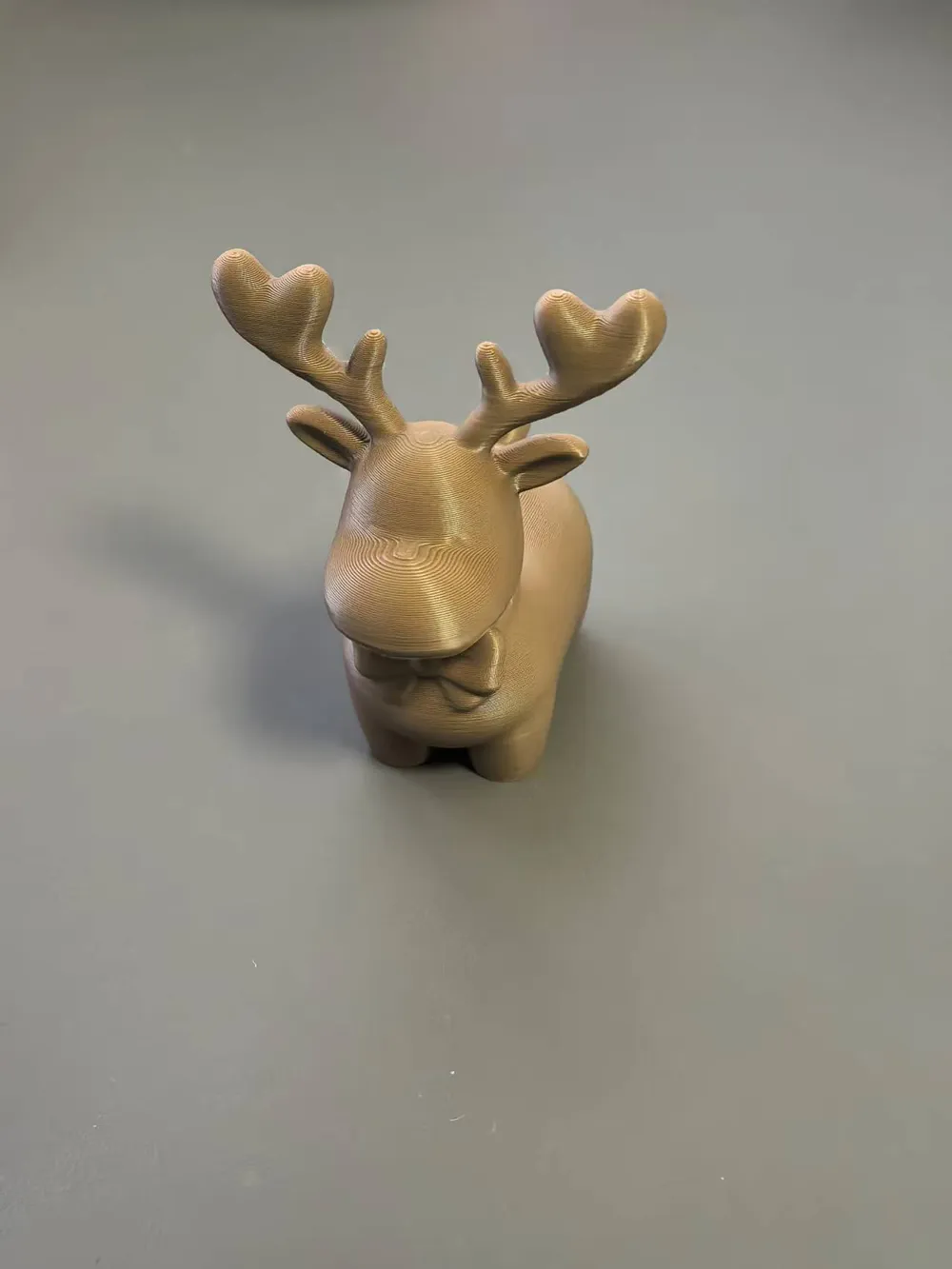 Heart-shaped Fat Reindeer - Free 3D Print Model - MakerWorld