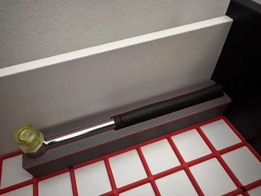 Gridfinity Holder - Rubber Hammer (245 mm) - Free 3D Print Model ...