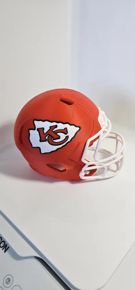 Kansas City Chiefs NFL Football Helmet - Free 3D Print Model - MakerWorld