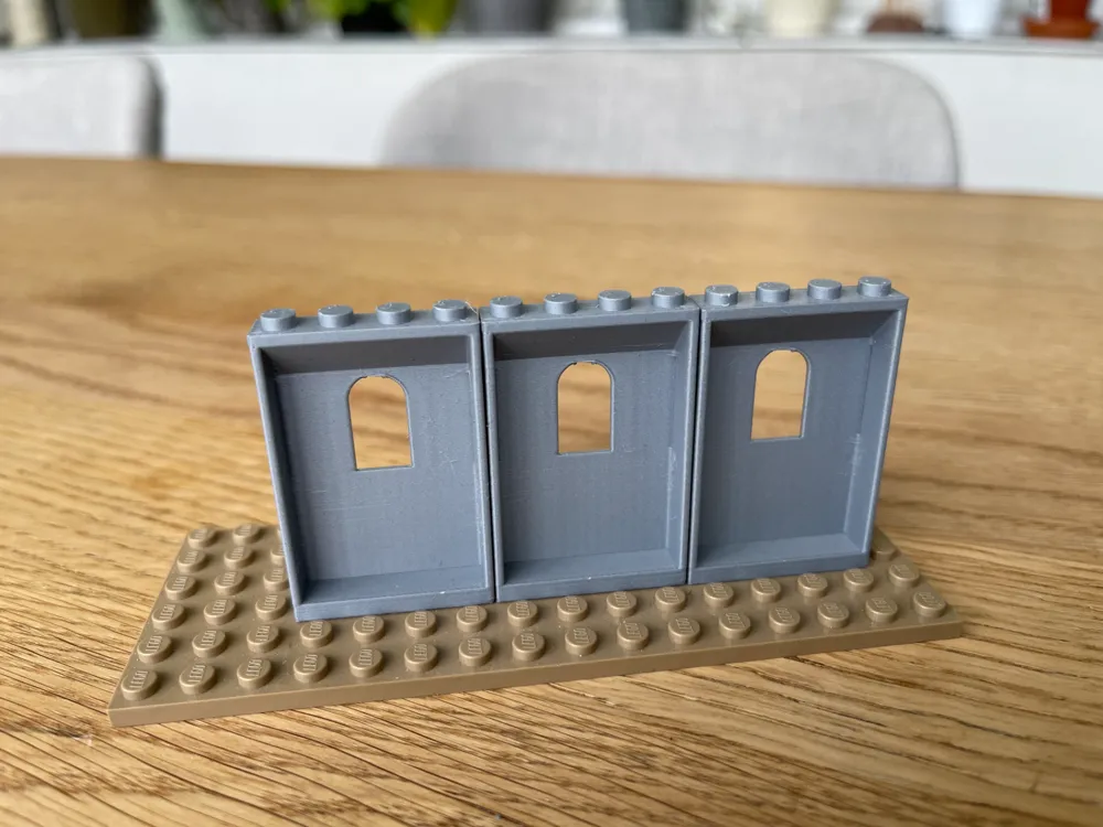 Brick Castle Wall by hollowmaker MakerWorld: Download Free 3D Models