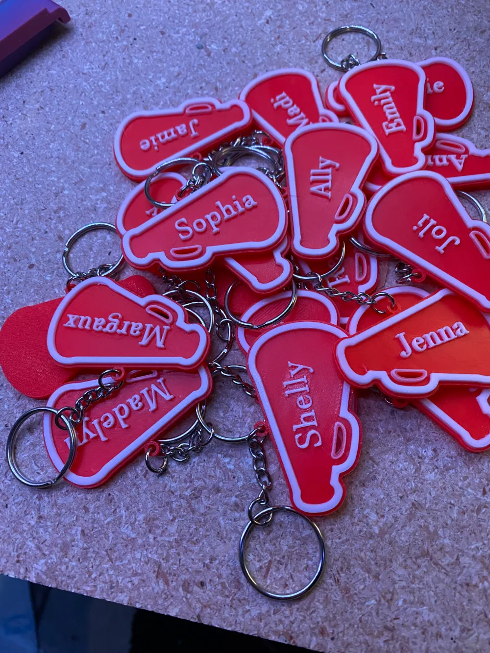 Cheer keychains by Chuck85ap - MakerWorld