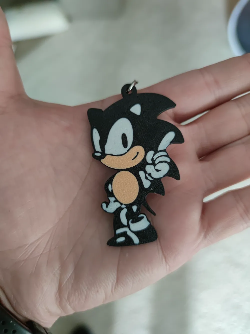 Sonic keyChain by Litolunar - MakerWorld