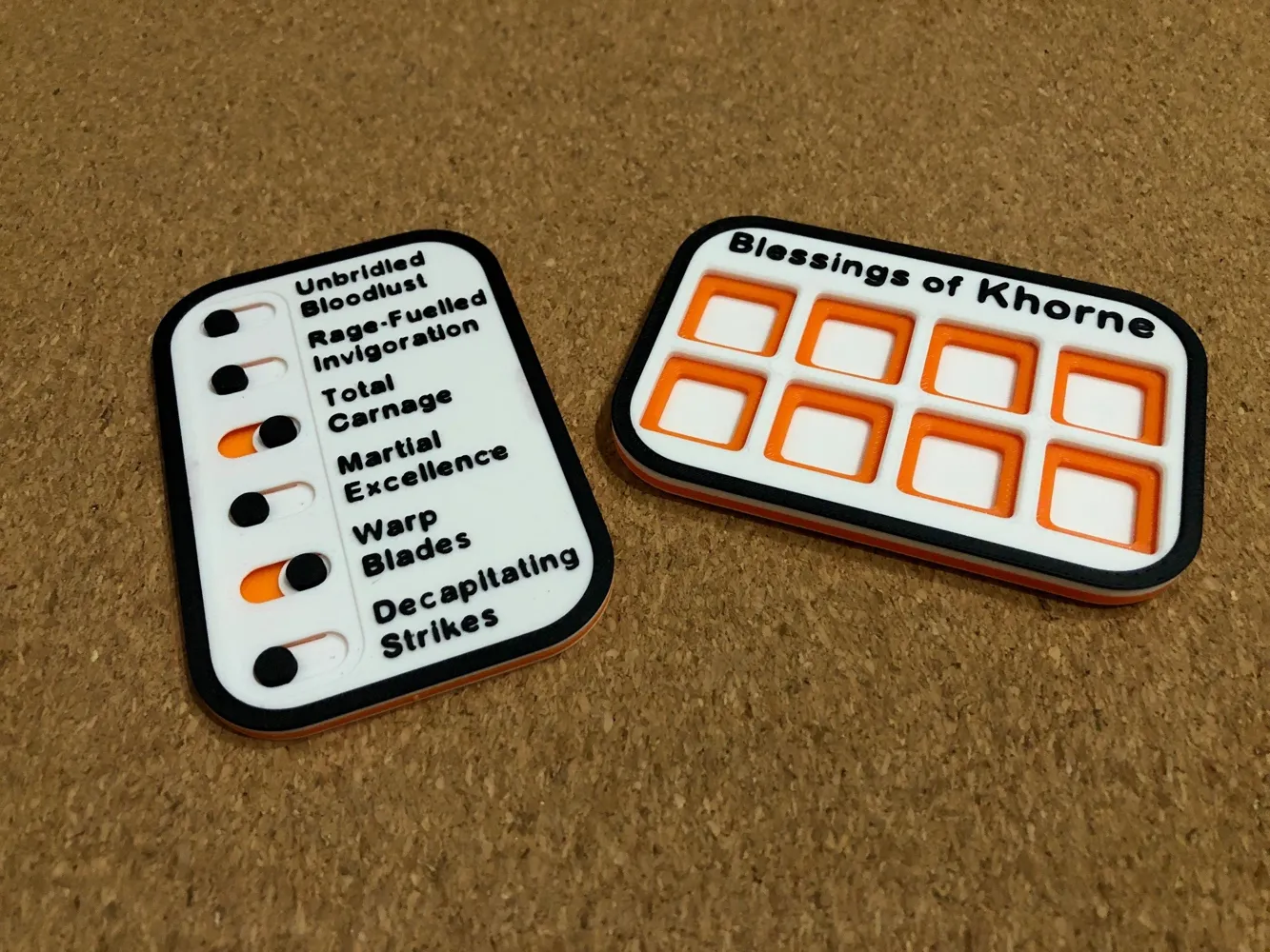 War-Hammer Faction Specific Reminder Tokens - Free 3D Print Model ...