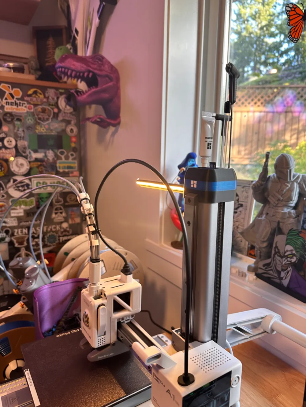 A1 MINI TOOL CADDY W/ LED SIDE ARM by Infinity 3D Prints - MakerWorld