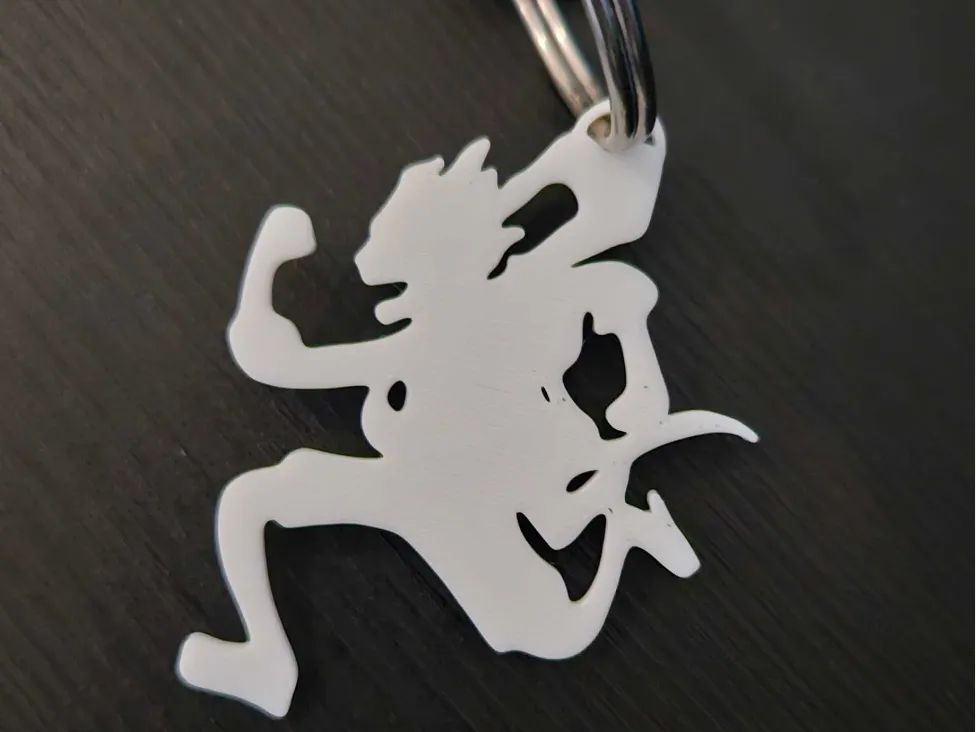 One Piece Luffy Gear 5 Keychain - Free 3D Print Model - MakerWorld