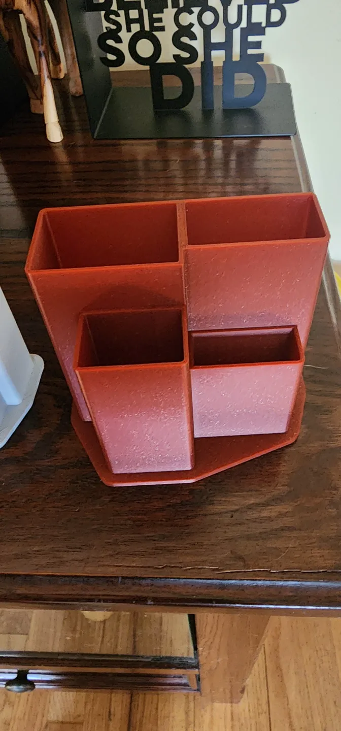 Compact 4 Remote Controller Organizer by CaseyJr1959 - MakerWorld
