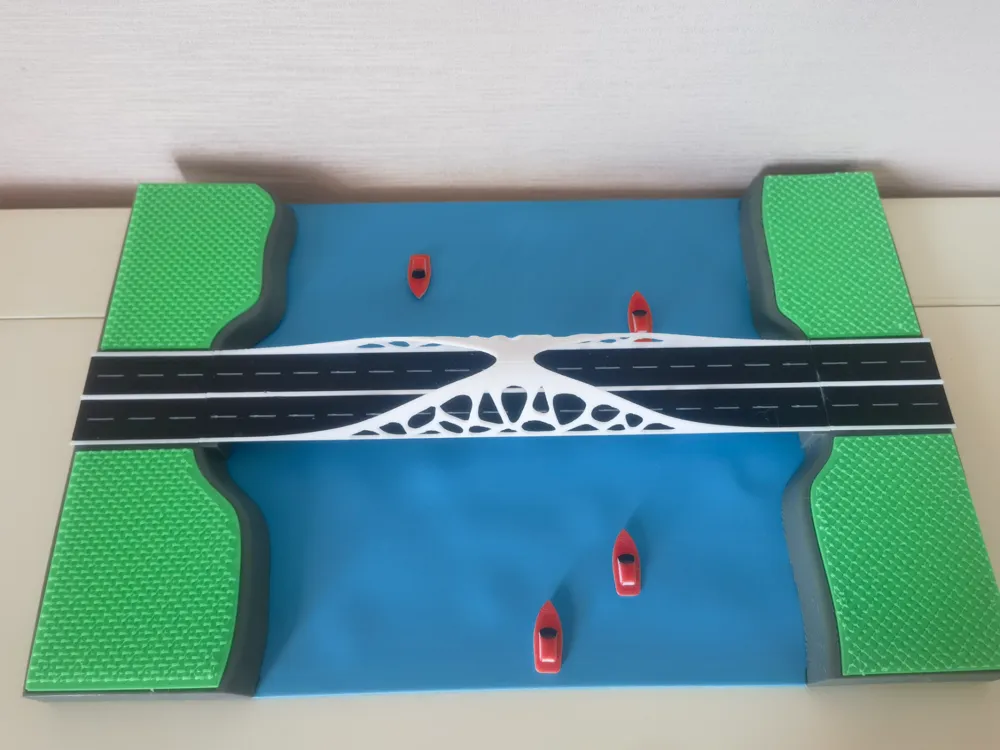 Coral Shell Bridge by 涵（Han） - MakerWorld