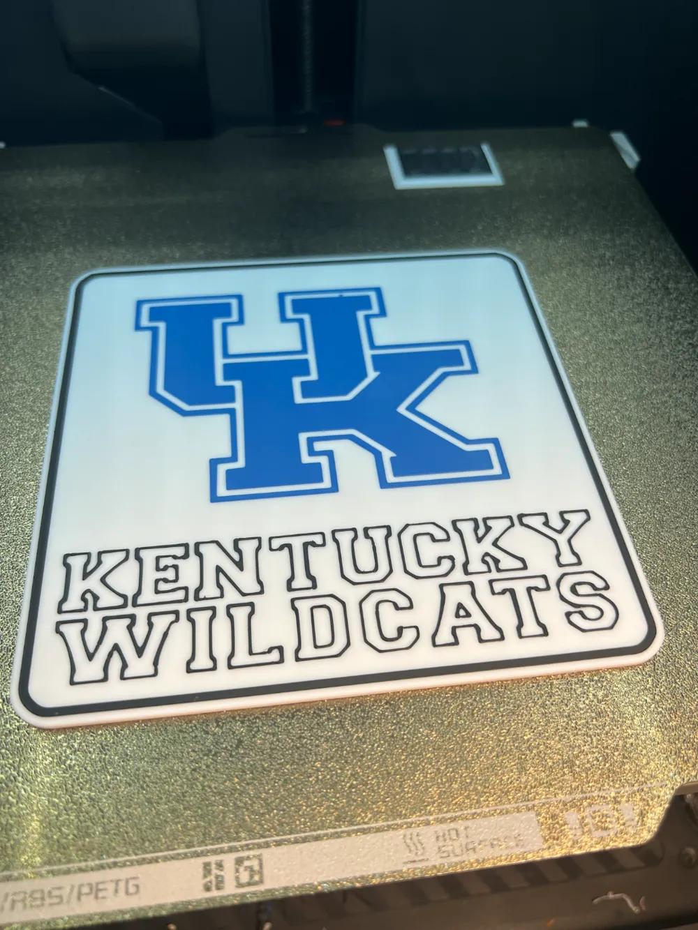 University of Kentucky wall/door/fridge sign by 3DPrinting4fun ...