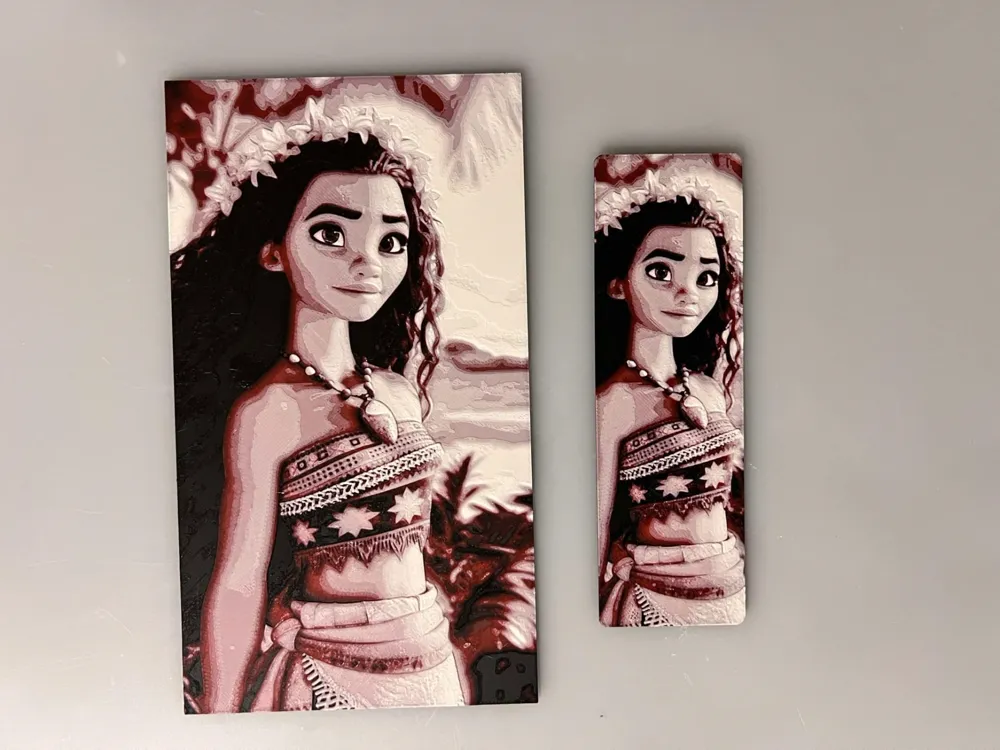 Moana - Bookmark by 3djd MakerWorld: Download Free 3D Models