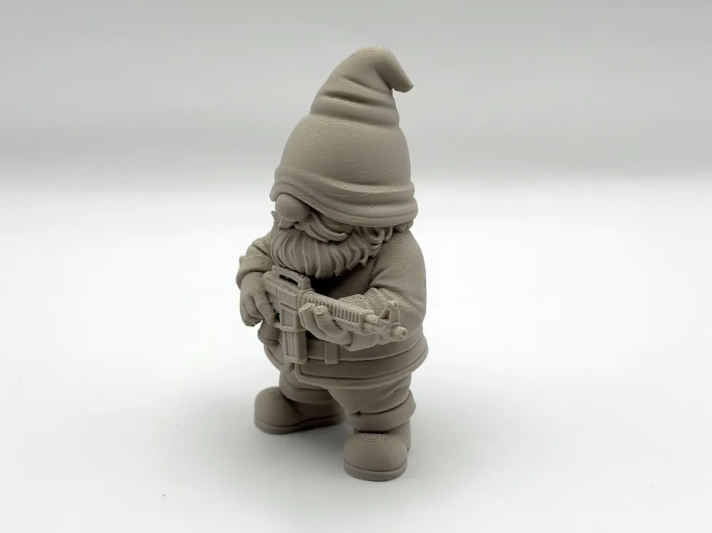 Automatic Rifle Gnome - Free 3D Print Model - MakerWorld