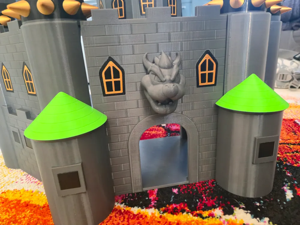 Super Mario Bowser's Castle by 3Dcrabi MakerWorld: Download Free 3D Models