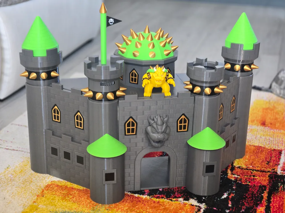 Super Mario Bowser's Castle by 3Dcrabi - MakerWorld