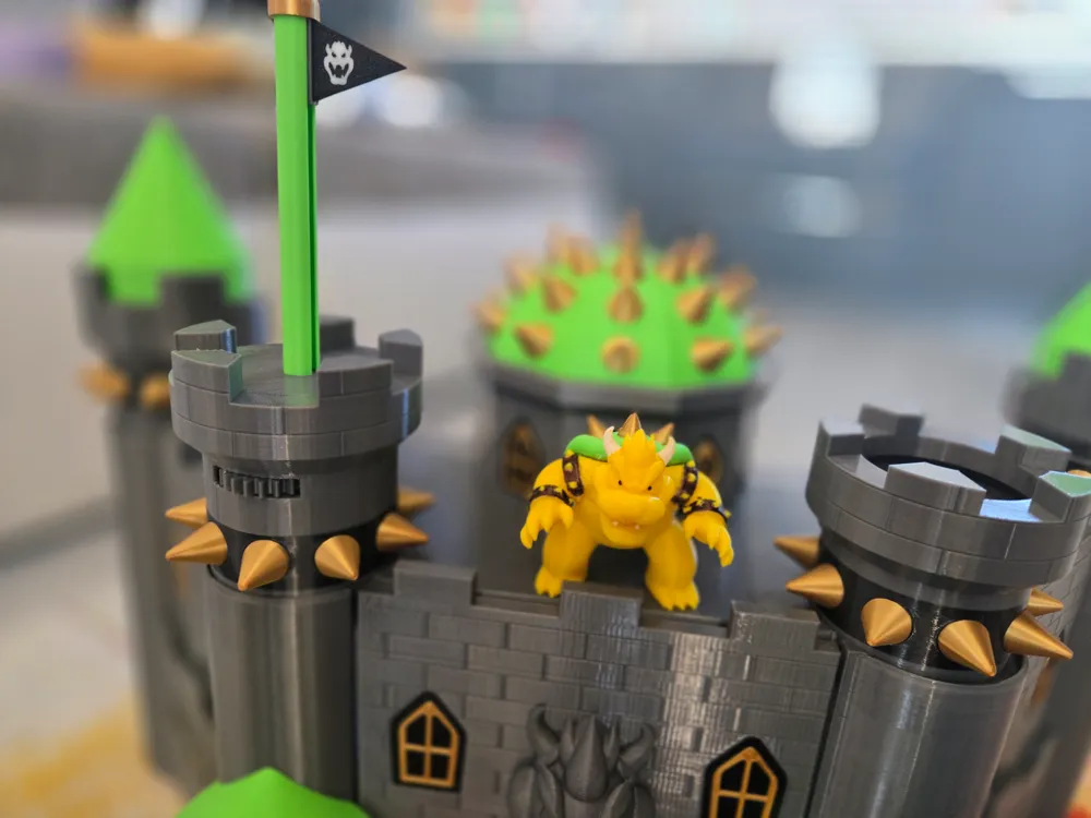 Super Mario Bowser's Castle by 3Dcrabi MakerWorld: Download Free 3D Models