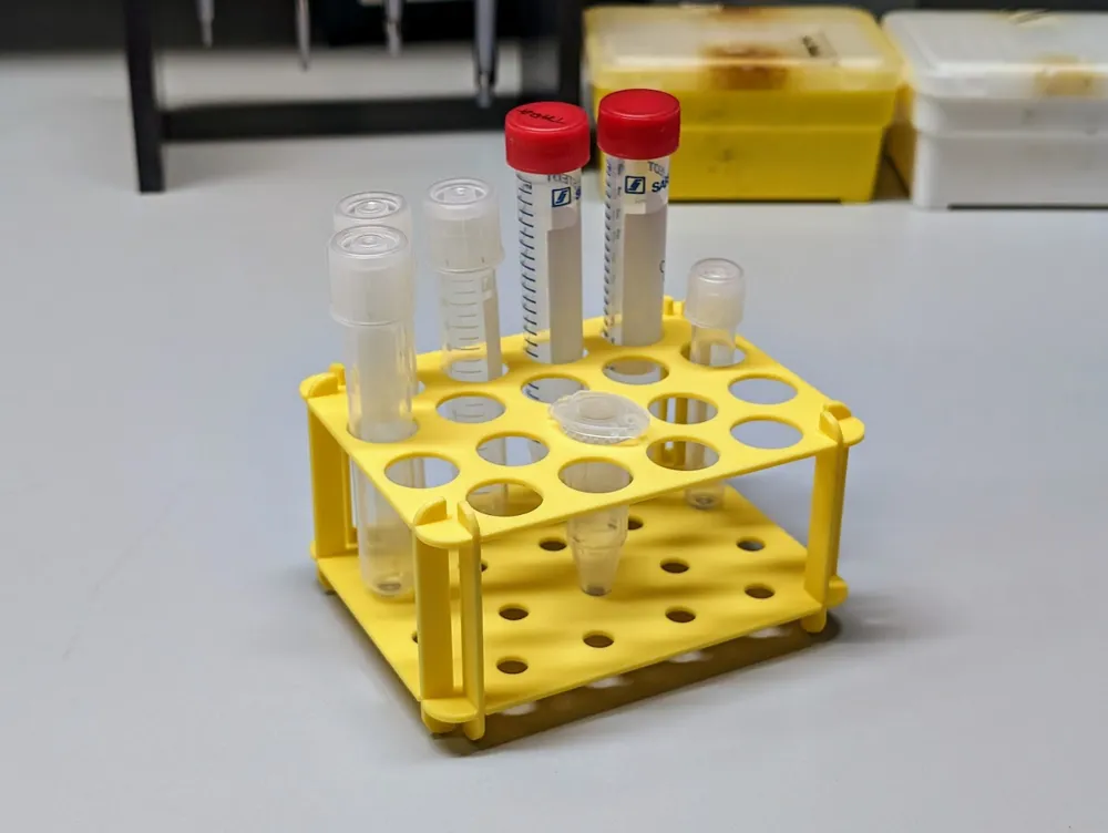 Falcon conical centrifuge tubes rack (15 & 50mL) - Free 3D Print Model ...