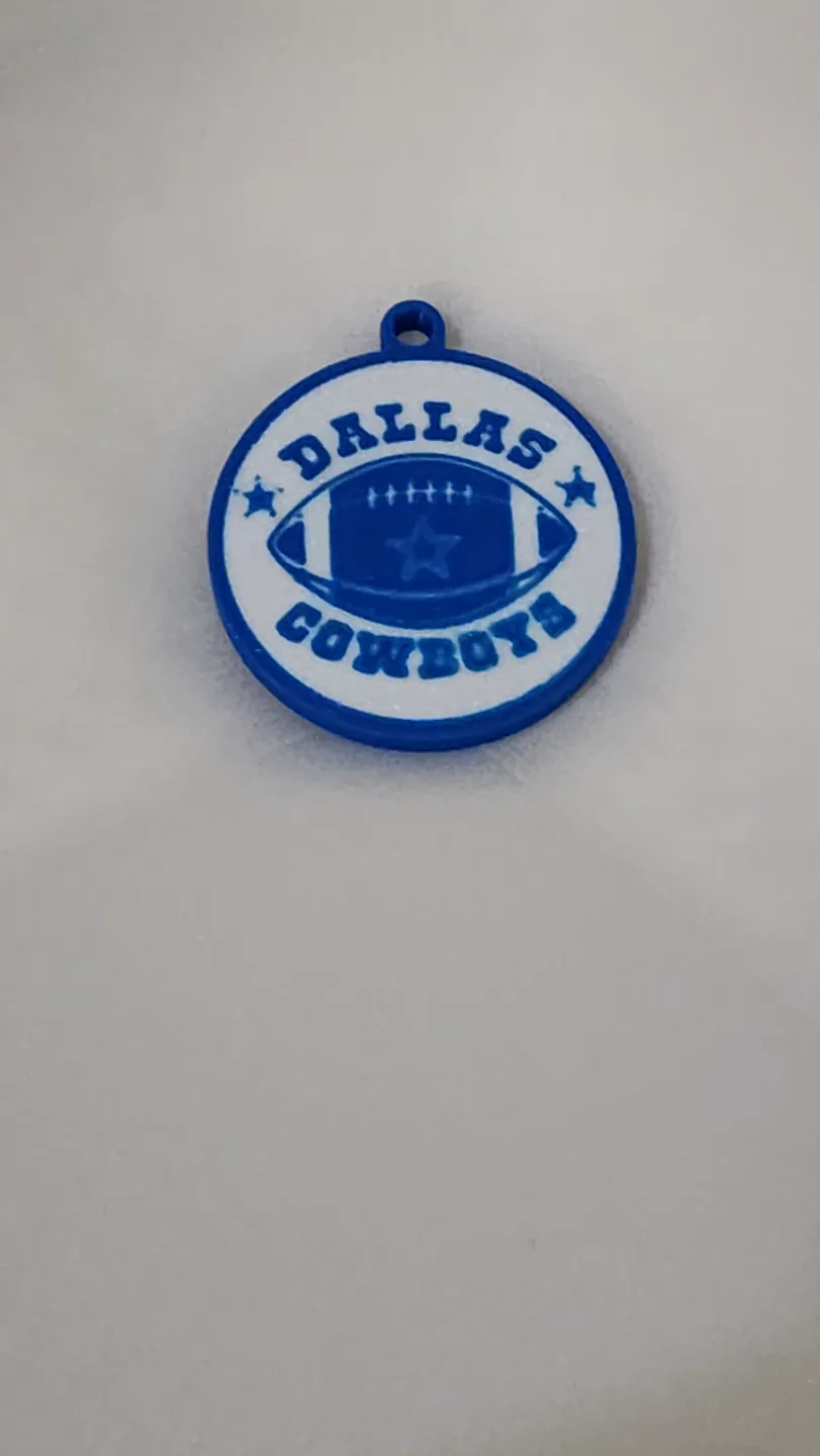 Dallas Cowboys Retro Keychain by MayHem - MakerWorld