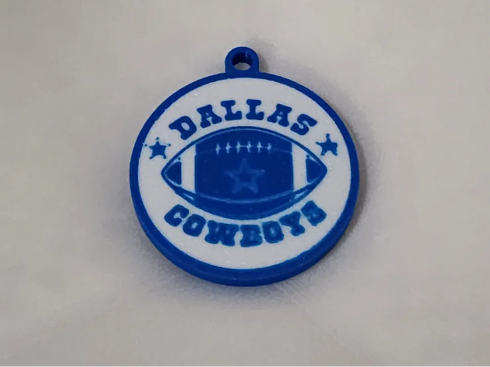 Dallas Cowboys Retro Keychain by MayHem - MakerWorld