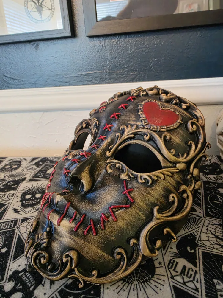 VooDoo Scarecrow Baroque Mask - Free 3D Print Model - MakerWorld