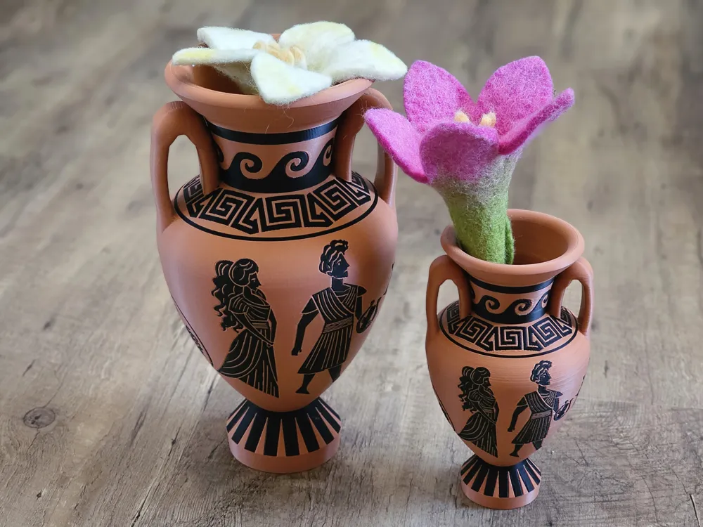 Griechische Amphore - Der Mythos von Orpheus und Eurydike von Surreal ...