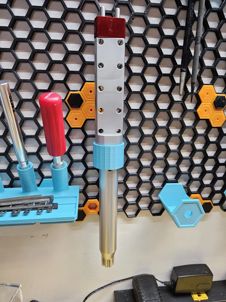 Honeycomb storage wall HSW Real Avid AR15 upper vice block by chuckr - MakerWorld