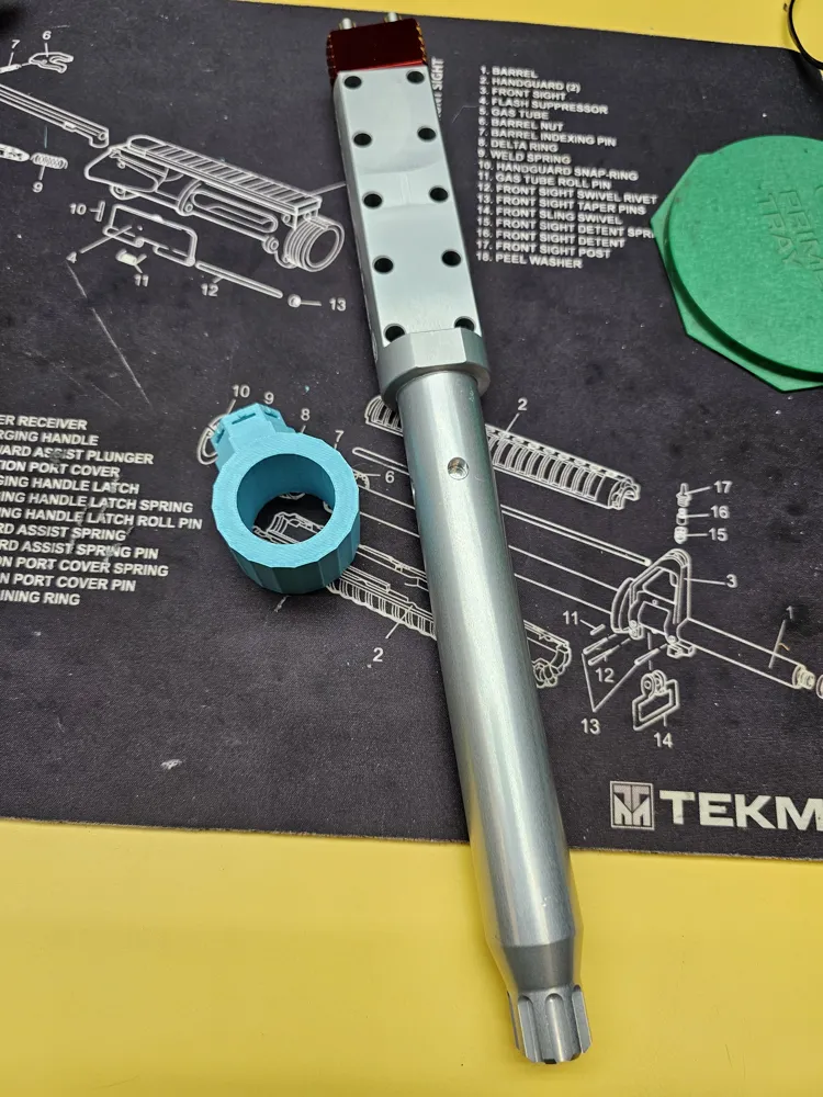 Honeycomb storage wall HSW Real Avid AR15 upper vice block by chuckr - MakerWorld