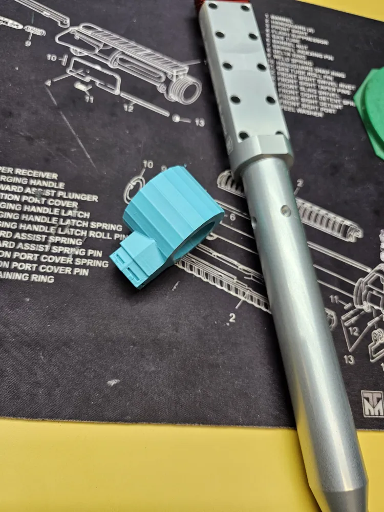 Honeycomb storage wall HSW Real Avid AR15 upper vice block by chuckr - MakerWorld