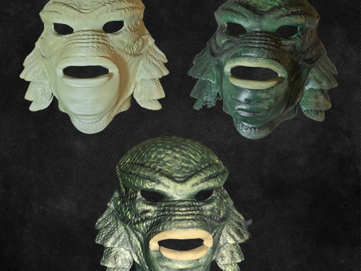 Frog Creature Mask - Free 3D Print Model - MakerWorld