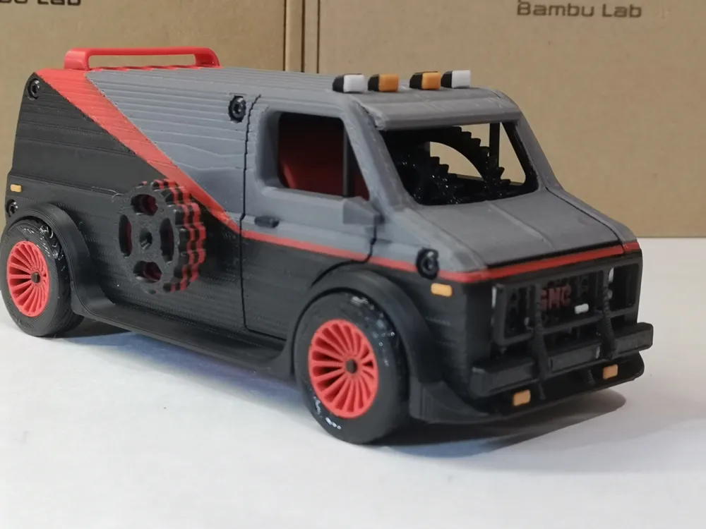 The A-Team Van - Spring-Powered Vehicle - GMC - 1980s by AD-Concept ...