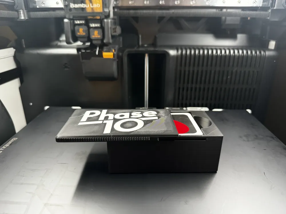 Boîte Phase 10 avec couvercle coulissant à clipser - Modèle d ...