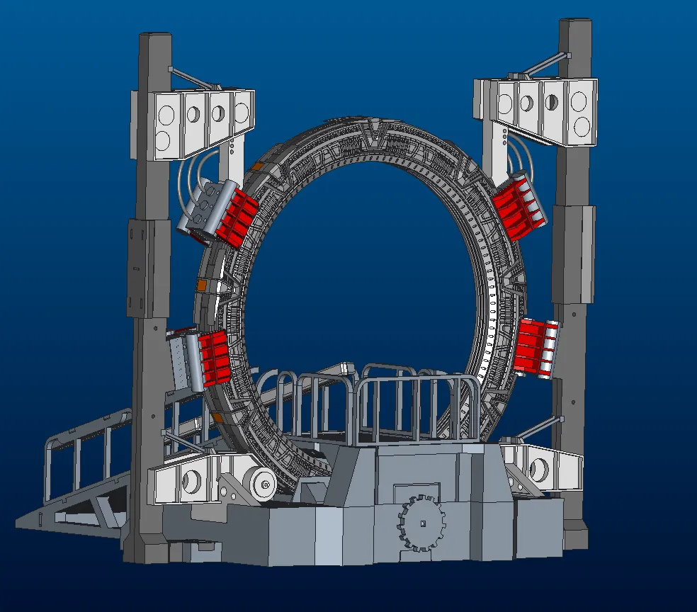 Stargate in the SGC pedestal by martin.taichl - MakerWorld
