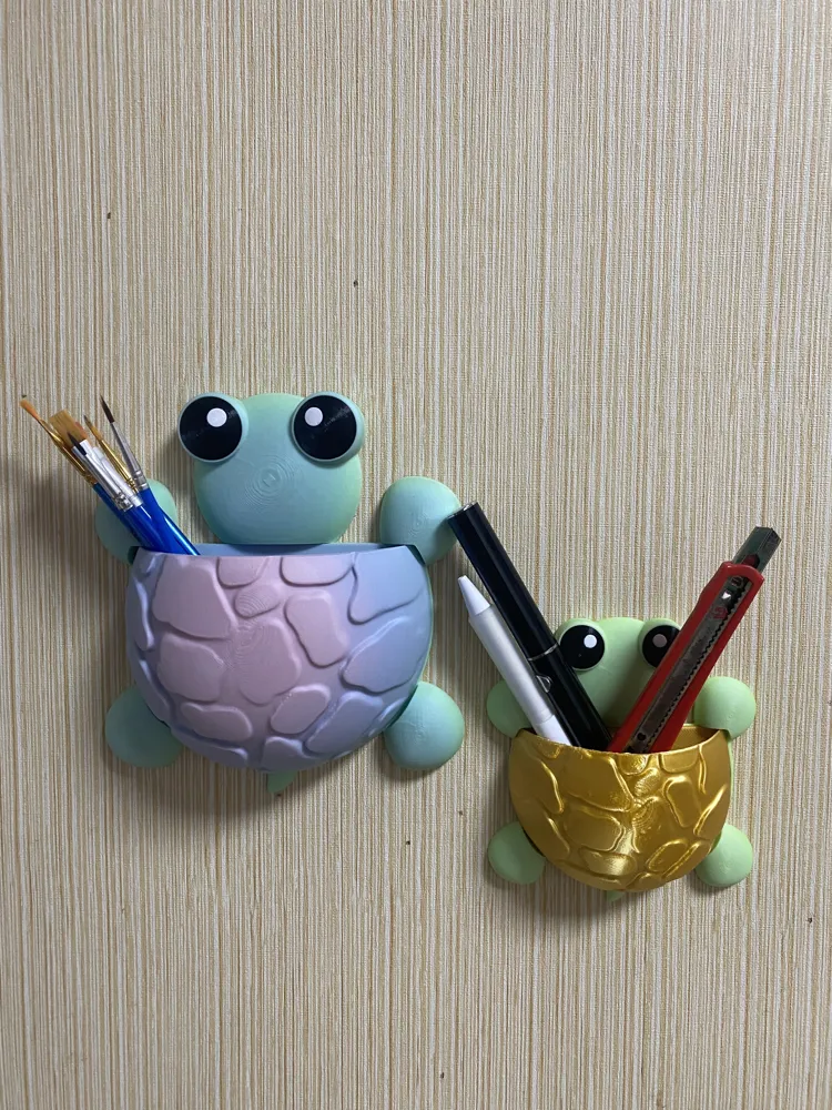 Little Turtle Pen Holder by Robert MakerWorld: Download Free 3D Models