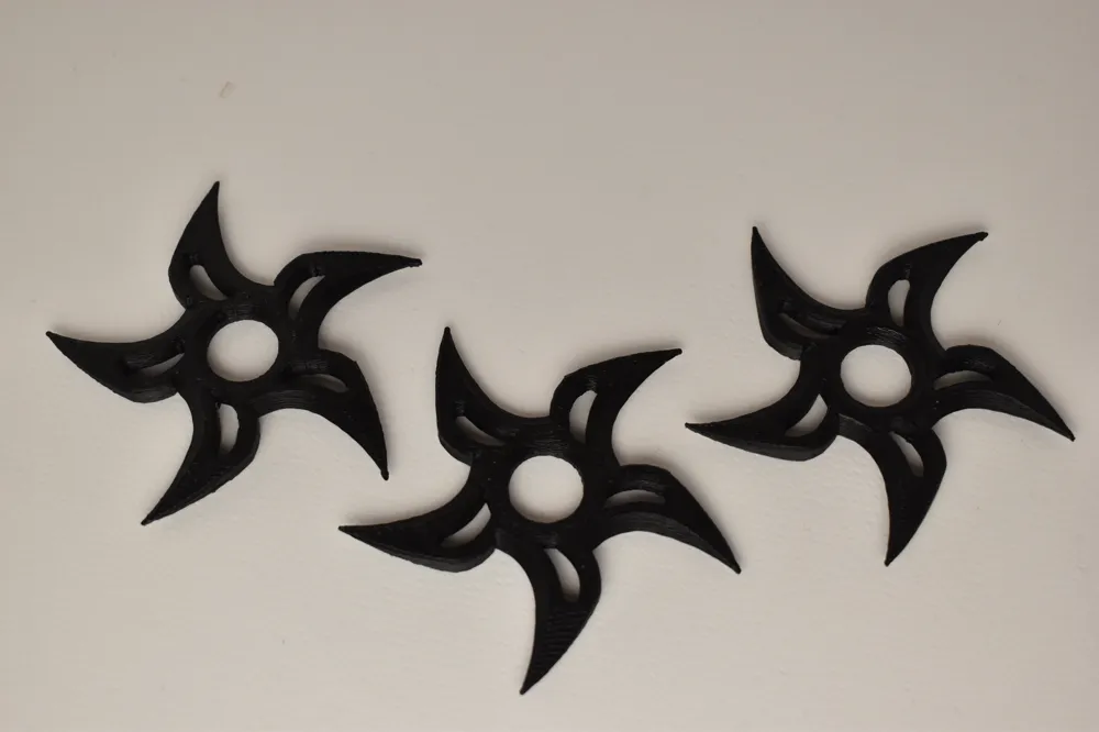 Working NINJA STARS - Free 3D Print Model - MakerWorld