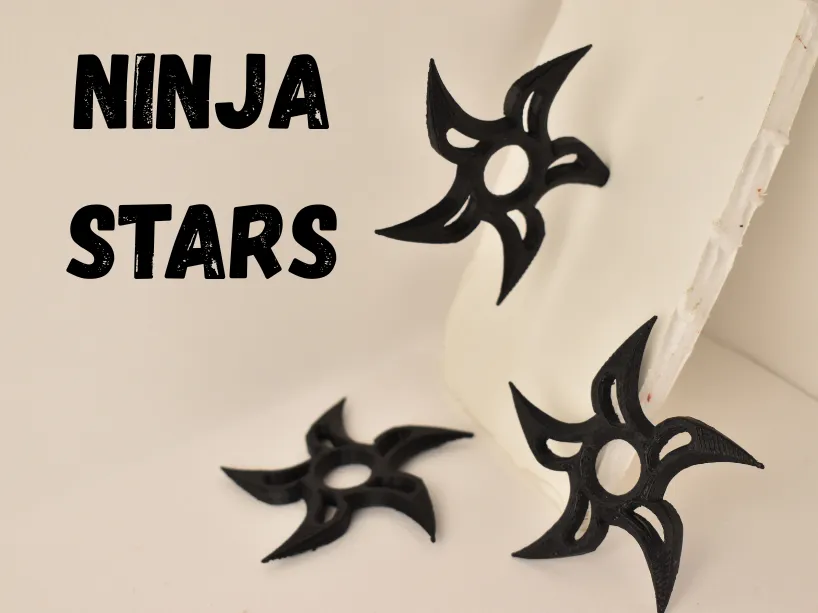 Working NINJA STARS - Free 3D Print Model - MakerWorld