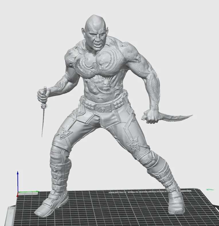 Drax the Destroyer - Free 3D Print Model - MakerWorld