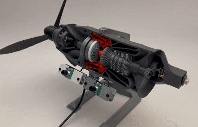 Motorized TurboProp Engine Model by AutoDesigns MakerWorld: Download ...