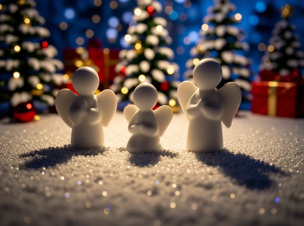 Anjos de Natal - Modelo gratuito para impressão 3D - MakerWorld